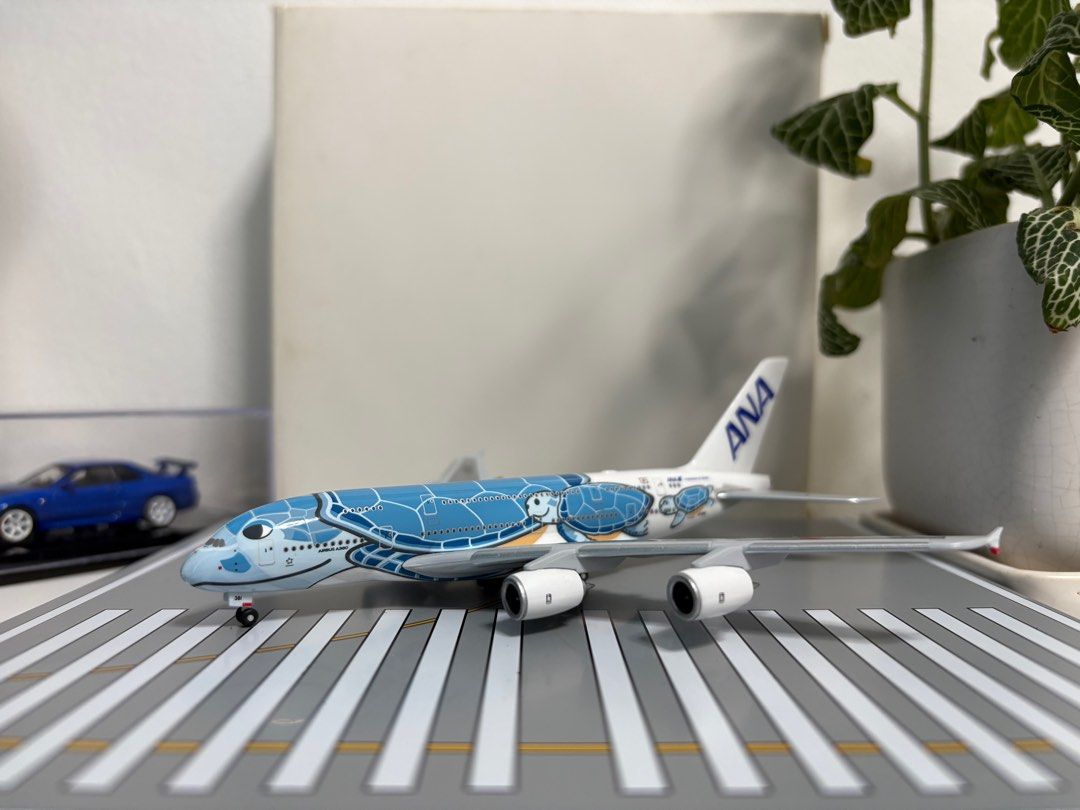 White Box 1:500 ANA (All Nippon Airways) Airbus A380-800 (Flying Honu ...