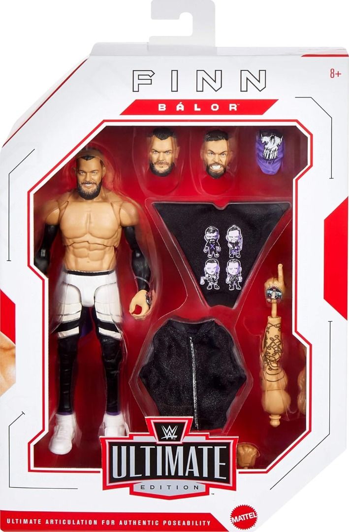 WWE Ultimate Edition Finn Balor / Rey Mysterio / LA Knight, 興趣及遊戲, 玩具 ...