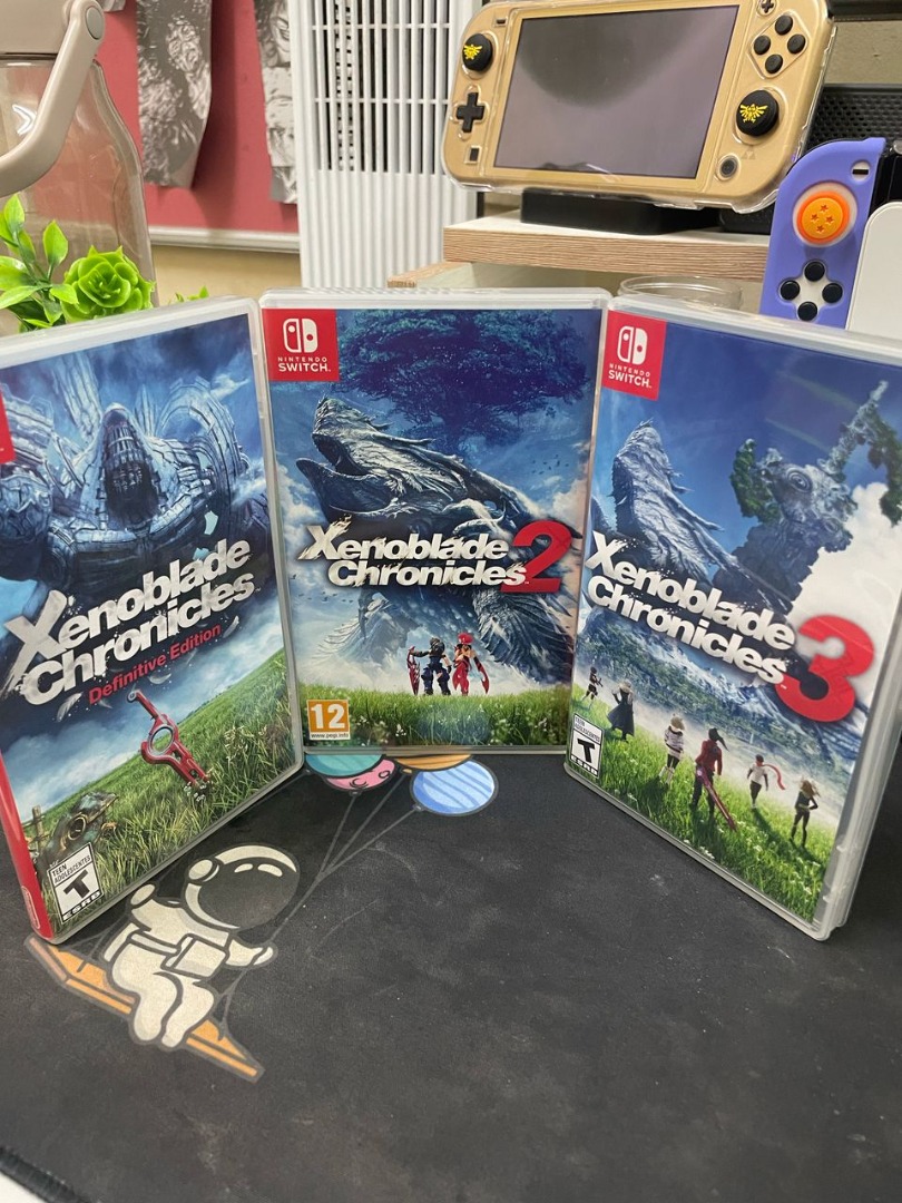 Xenoblade Chronicles Trilogy Bundle for Nintendo Switch, Video Gaming ...