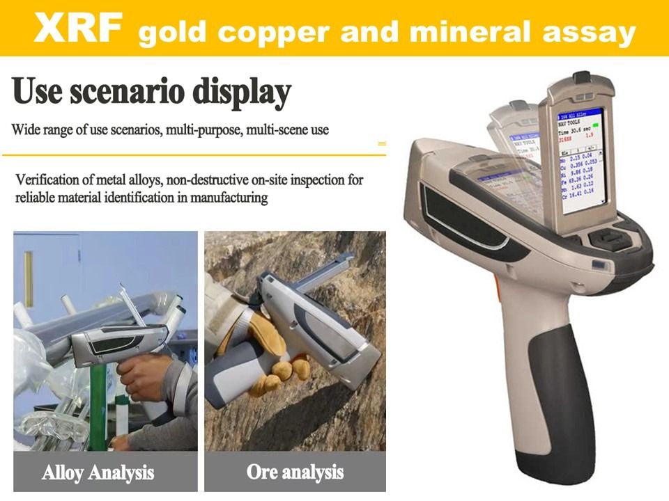XRF Spectrometer Metal Analysis Analyzer XRF Gold copper and mineral ...