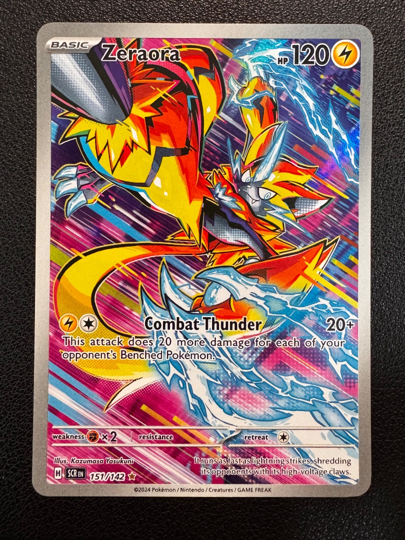 Zeraora #151 Pokemon TCG Stellar Crown Card, Hobbies & Toys, Toys ...