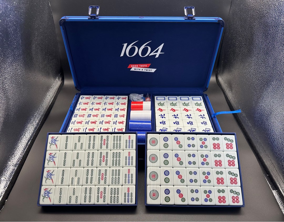 1664 Limited Edition Mahjong Set with Case, Hobbies & Toys, Toys ...