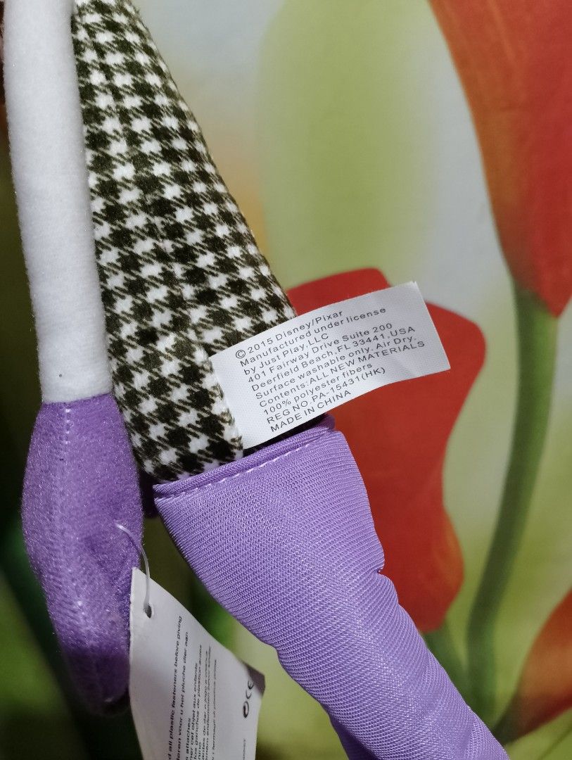 2015 Disney/Pixar FEAR plush one of the rare item in Inside out ...