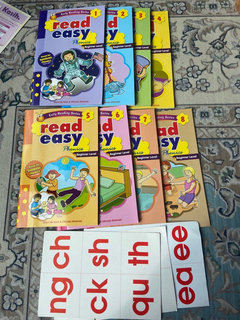 2 Set buku membaca preschool ( BI & BM ) with box., Hobbies & Toys ...