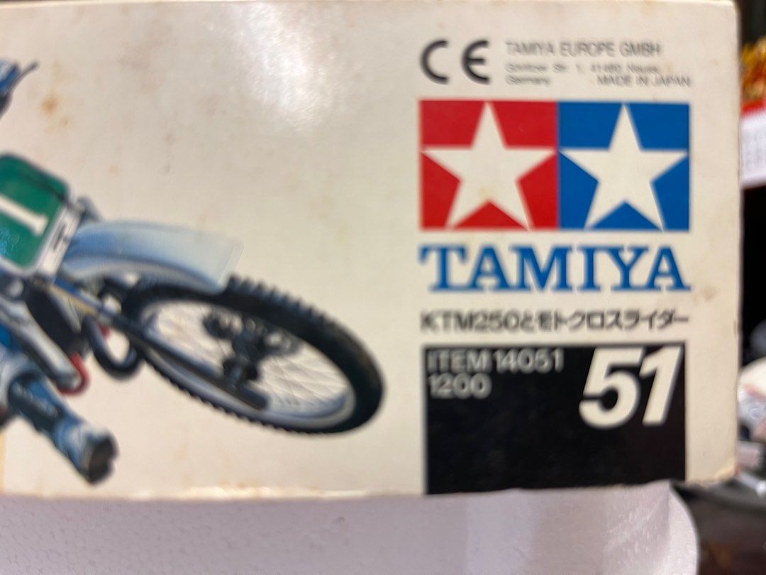 358) KTM 250 MX 1/12 TAMIYA 14051 (1987), 興趣及遊戲, 玩具 & 遊戲類 - Carousell