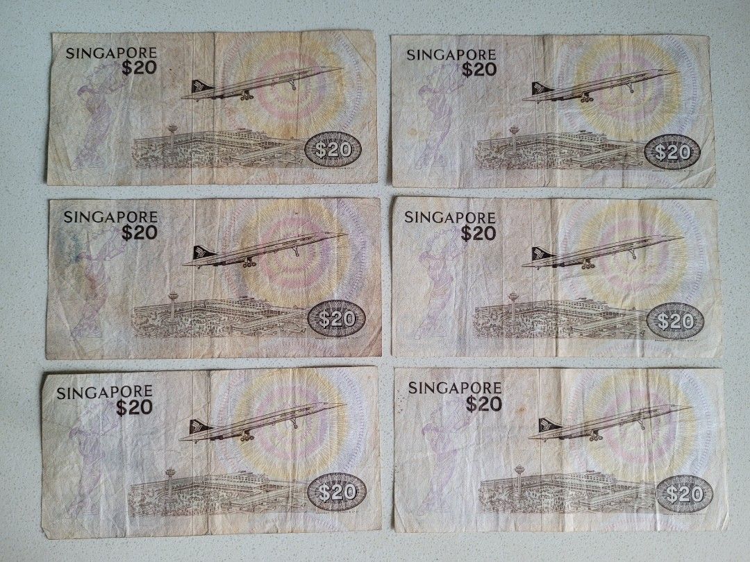 6 x $20 old note Bird Series $160, Hobbies & Toys, Memorabilia & Collectibles, Currency on Carousell