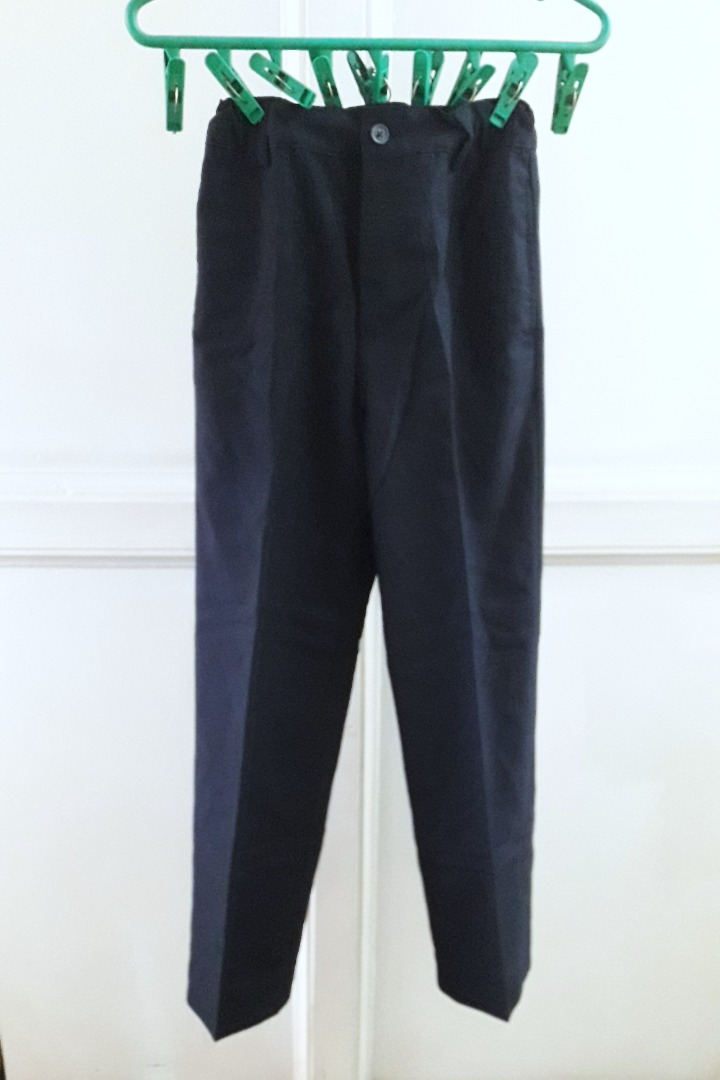 8-10 years old 20 inches waistline kids preloved navy blue pants formal ...