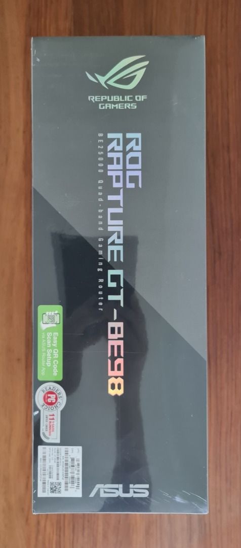 ASUS ROG Rapture GT-BE98 BE25000 Quad-band WiFi 7(802.11be) Gaming ...
