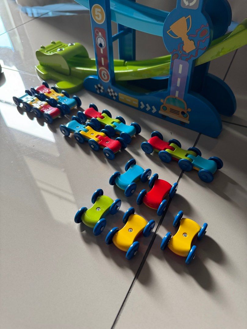 Kids Toy Car Sliding Track 6 Layer Speeding Car Toy, Hobbies & Toys ...