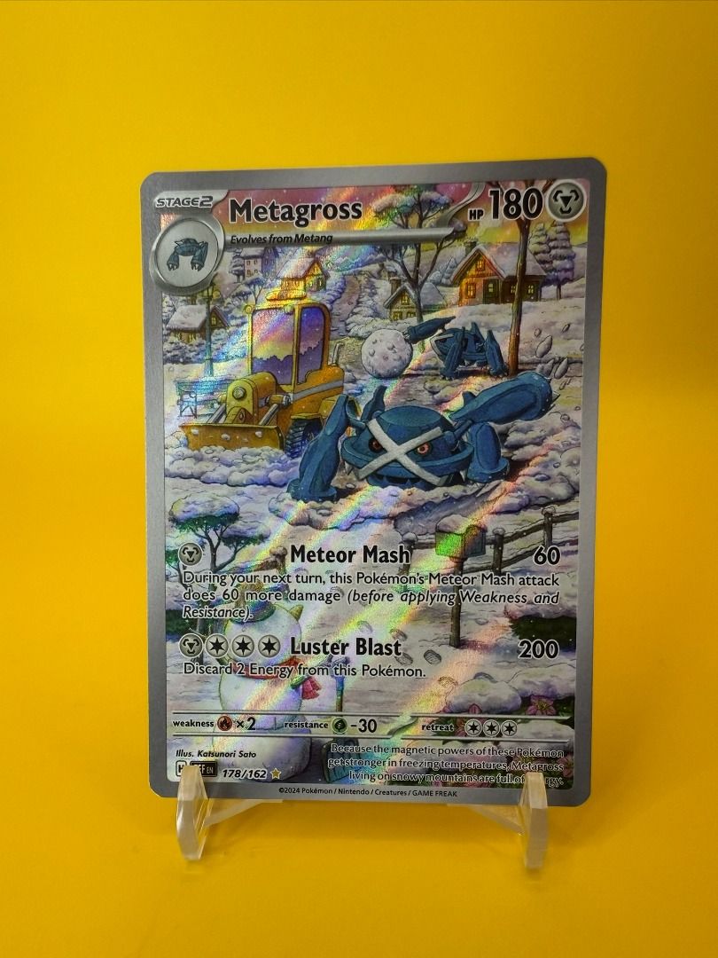 [ NM ] Metagross - 178/162 Pokemon Temporal Forces ( SV05 ) Special ...