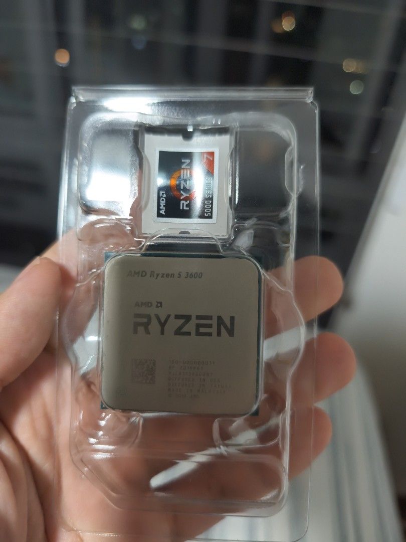AMD RYZEN 5 3600 + DDR 4 16gb ram, Computers & Tech, Parts ...