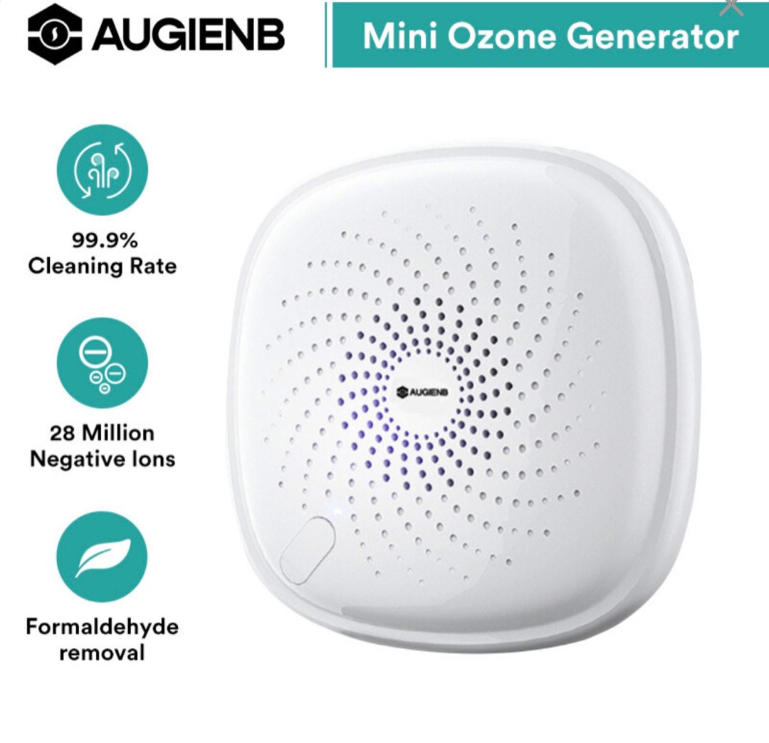 AUGIENB Air Purifier Ozone Sterilizer For Room & Home Air Sanitizer ...