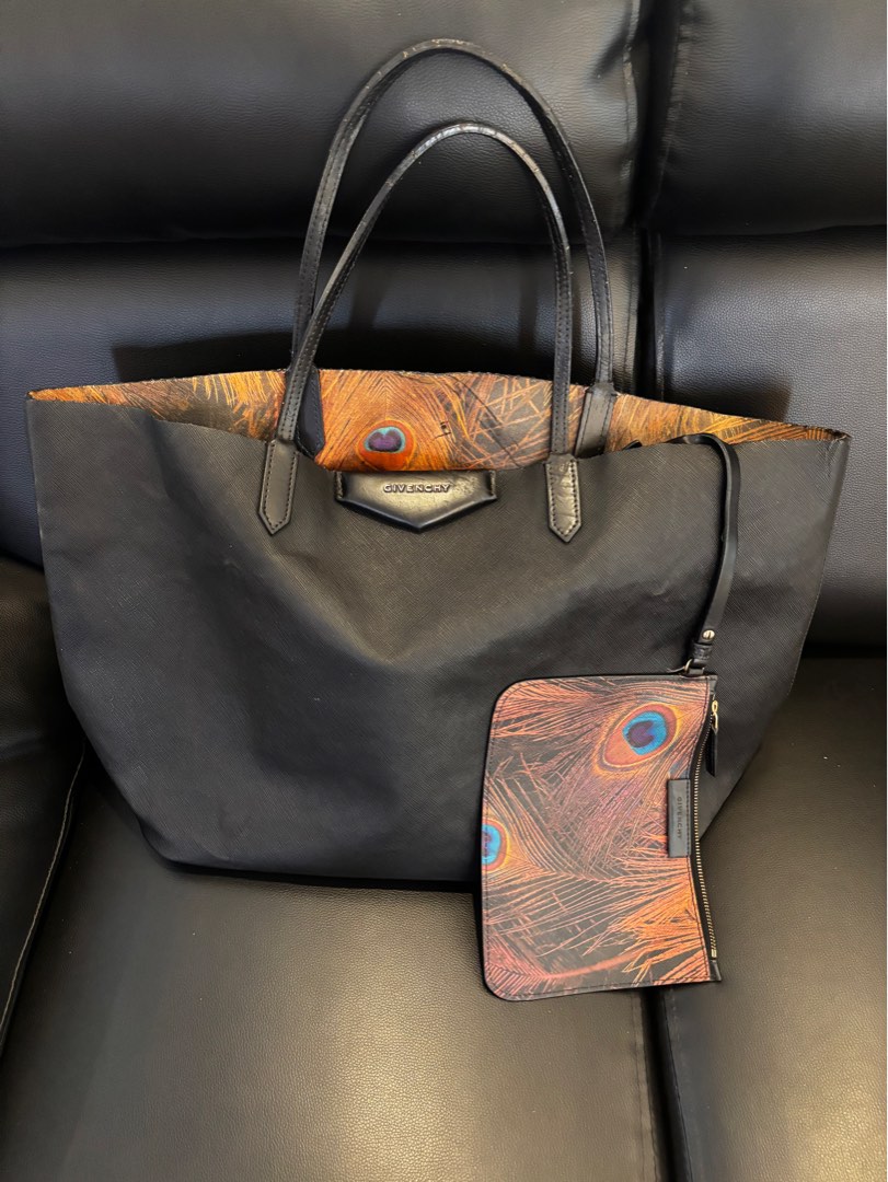 Authentic Givenchy antigona peacock tote, Luxury, Bags & Wallets on ...