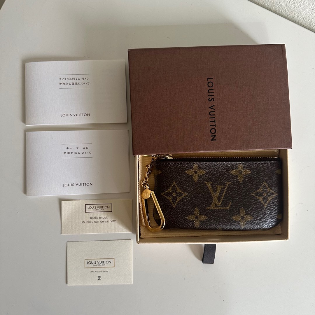 Authentic louis vuitton key cles pouch in monogram, Luxury, Bags ...