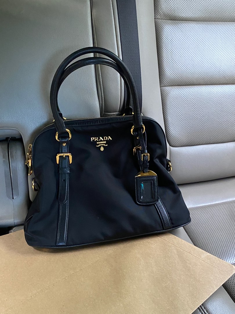 Authentic PRADA dome bag, Luxury, Bags & Wallets on Carousell