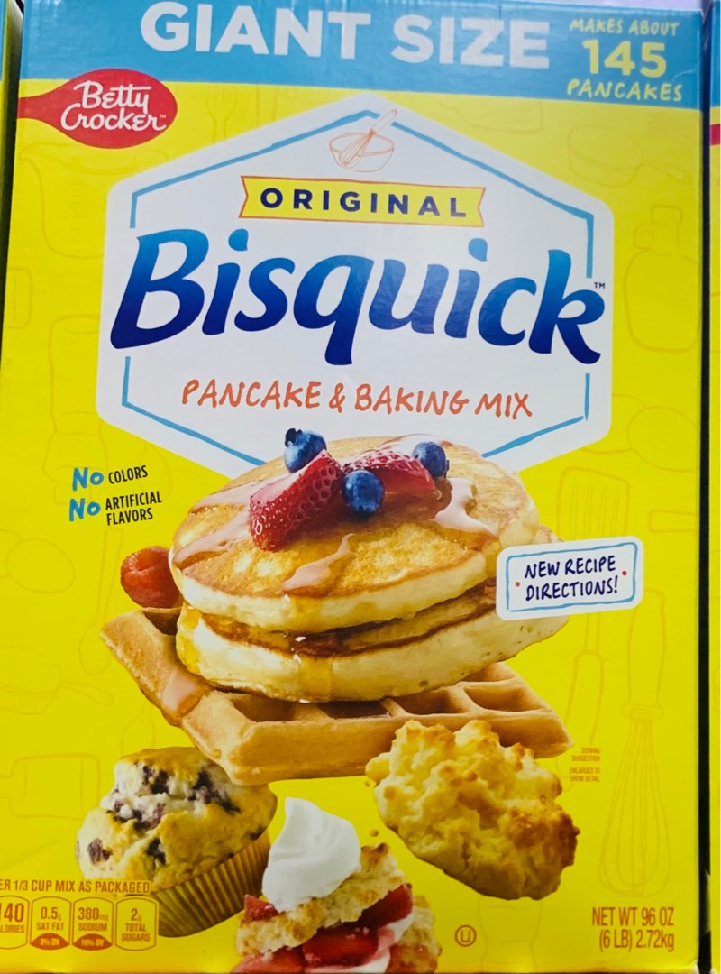 BETTY CROCKER BISQUICK 2.72KG, Food & Drinks, Homemade Bakes on Carousell