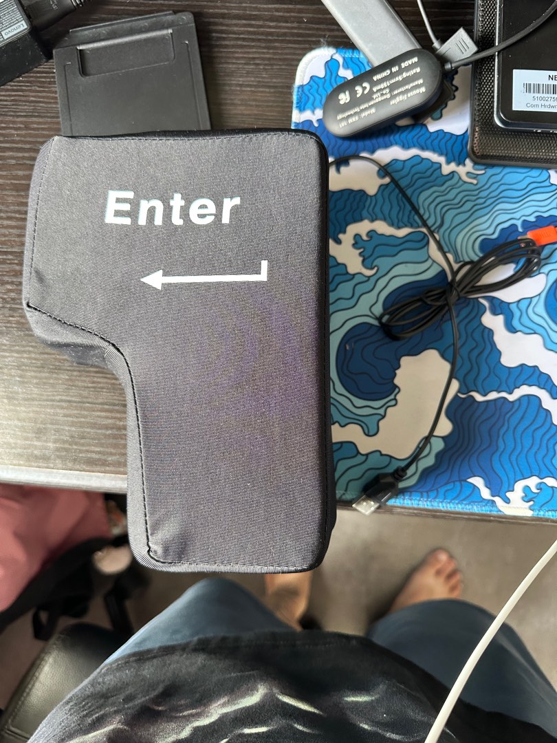 Big enter usb key anti stress button, Computers & Tech, Parts ...