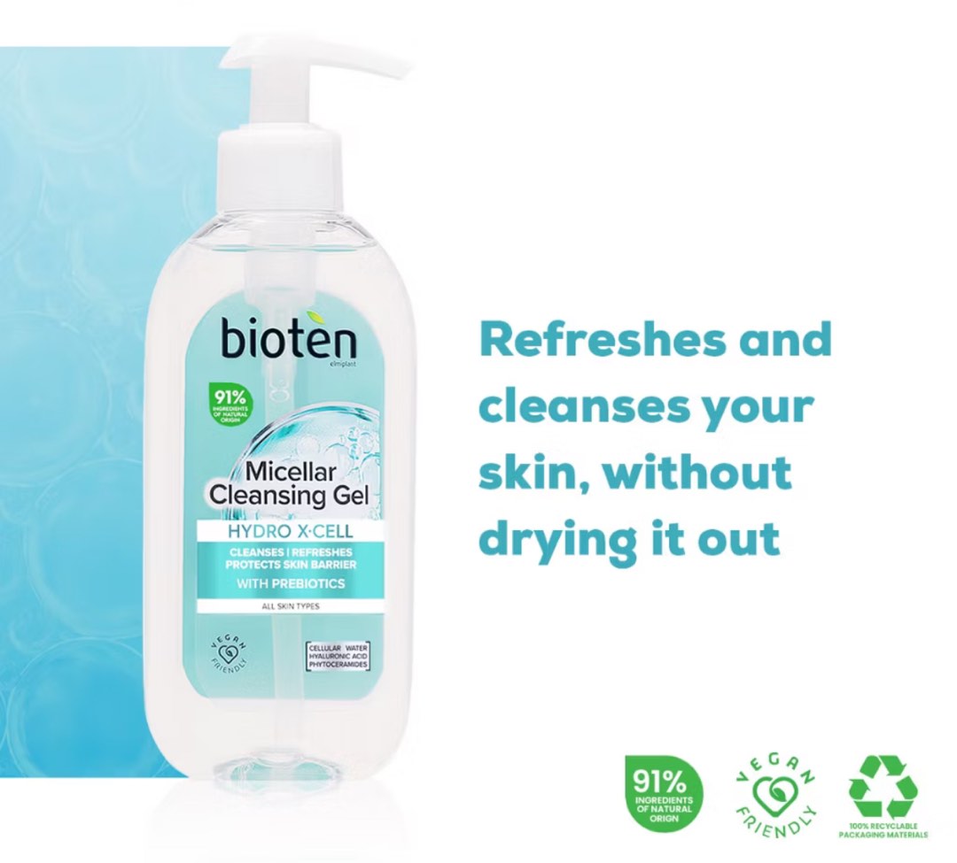 Bioten Micellar Gel (Hydro x Cell), Beauty & Personal Care, Face, Face ...