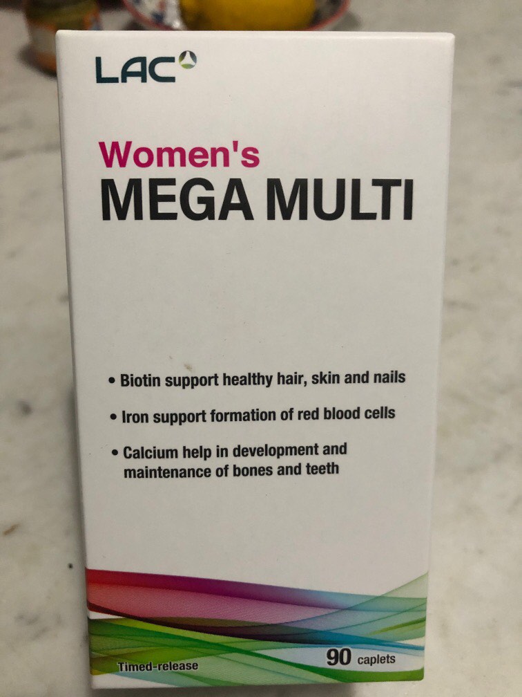 BN LAC Women’s Mega Multi, Health & Nutrition, Health Supplements ...