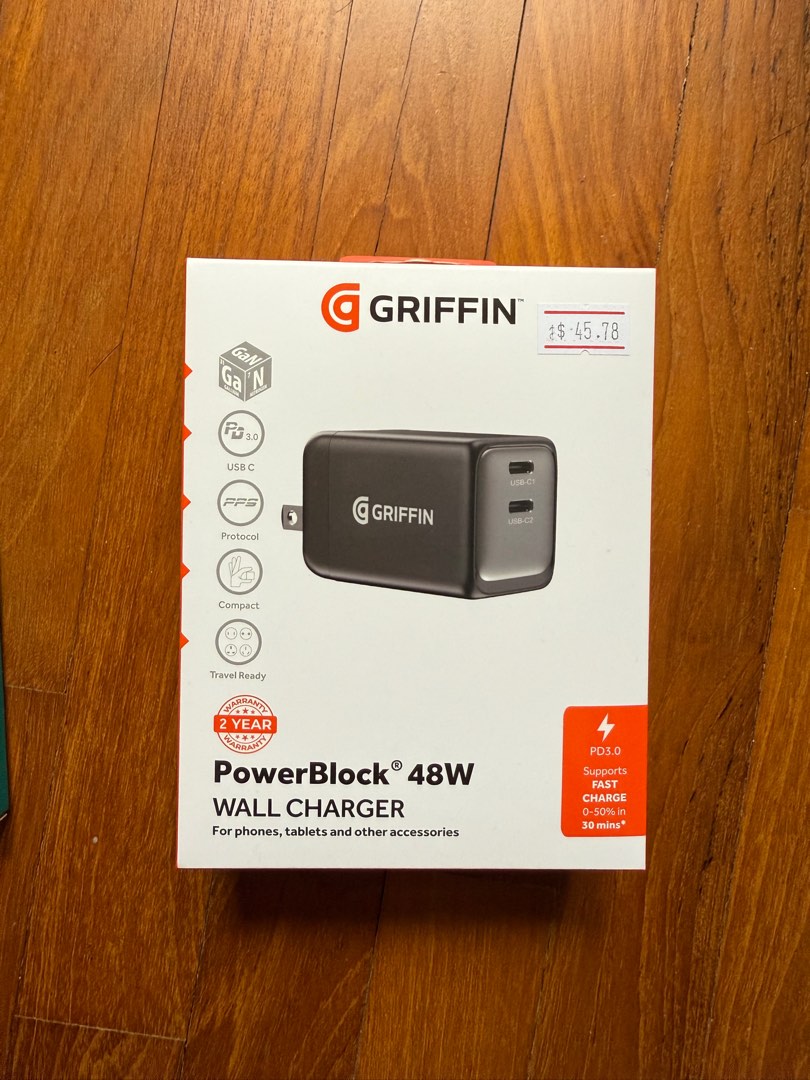 BNIB GRIFFIN 48W Charger + USB-C Cables, Mobile Phones & Gadgets ...