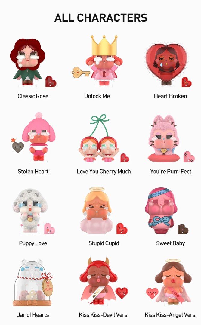BNIF POPMART CRYING FOR LOVE STUPID CUPID, Hobbies & Toys, Toys & Games ...
