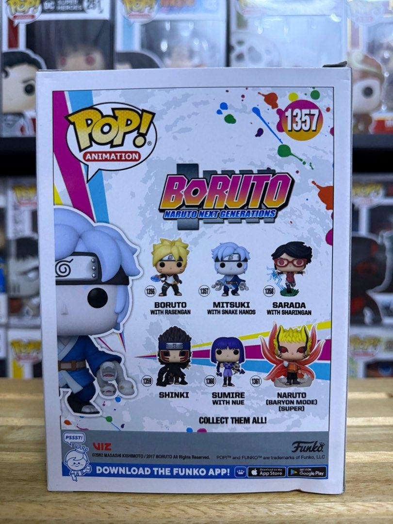 Boruto Naruto Next Generations Mitsuki with Snake Hands Funko Pop ...