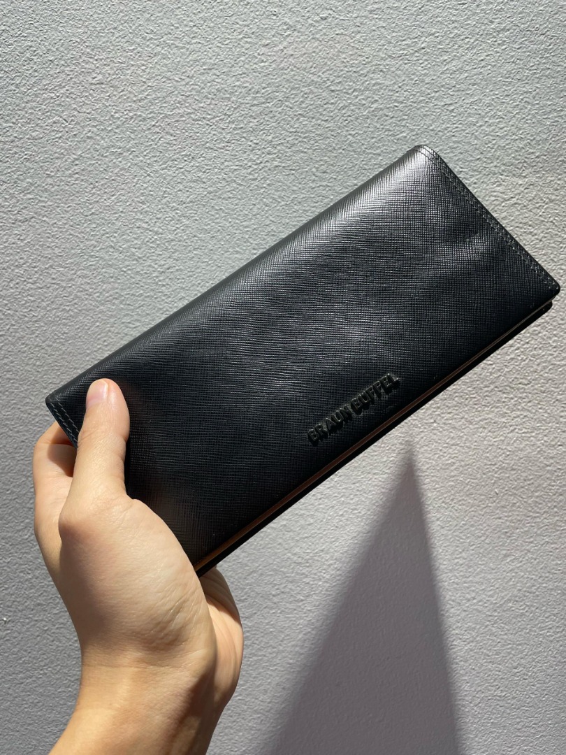 Braun Buffel Black Leather Bifold Long Wallet, Women's Fashion, Bags ...
