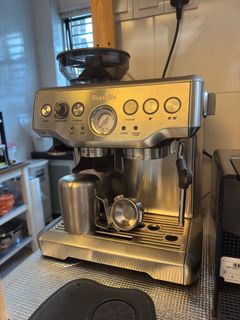 [Used] Breville Espresso Coffee Machine BES-920 Dual Boiler, TV & Home Appliances, Kitchen ...