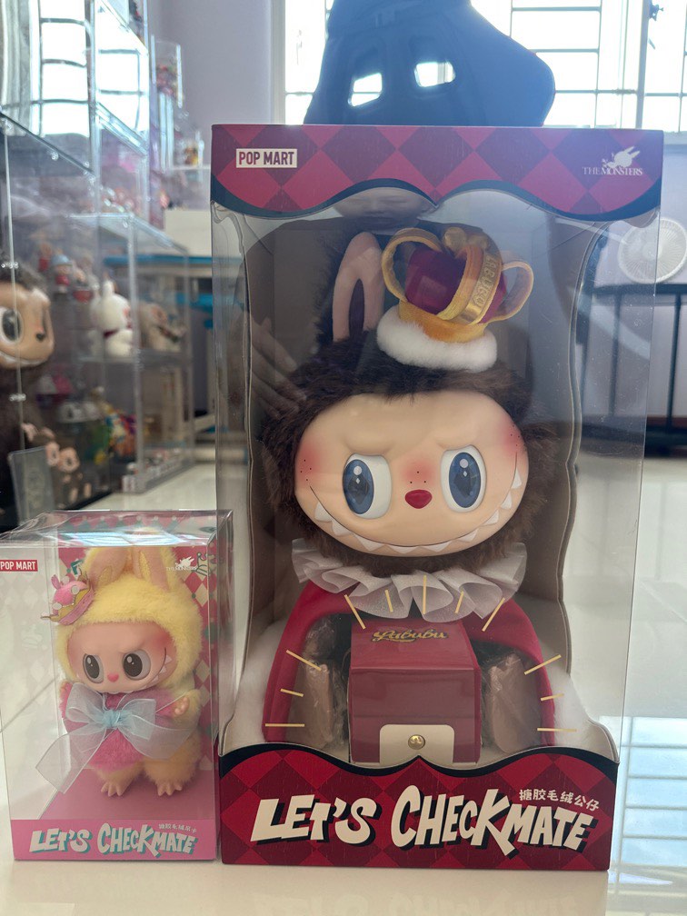 Bundle - labubu lets checkmate king & queen, Hobbies & Toys, Toys ...