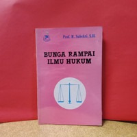 bunga rampai ilmu hukum by prof. r.subekti sh, Buku & Alat Tulis, Buku ...