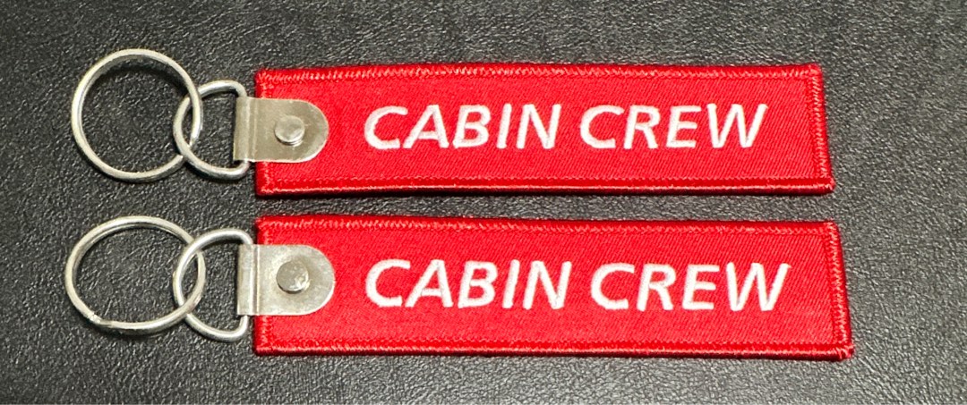 CABIN CREW KEYCHAIN + FREE FIGHTER JET PLANE KEYCHAIN, Hobbies & Toys ...
