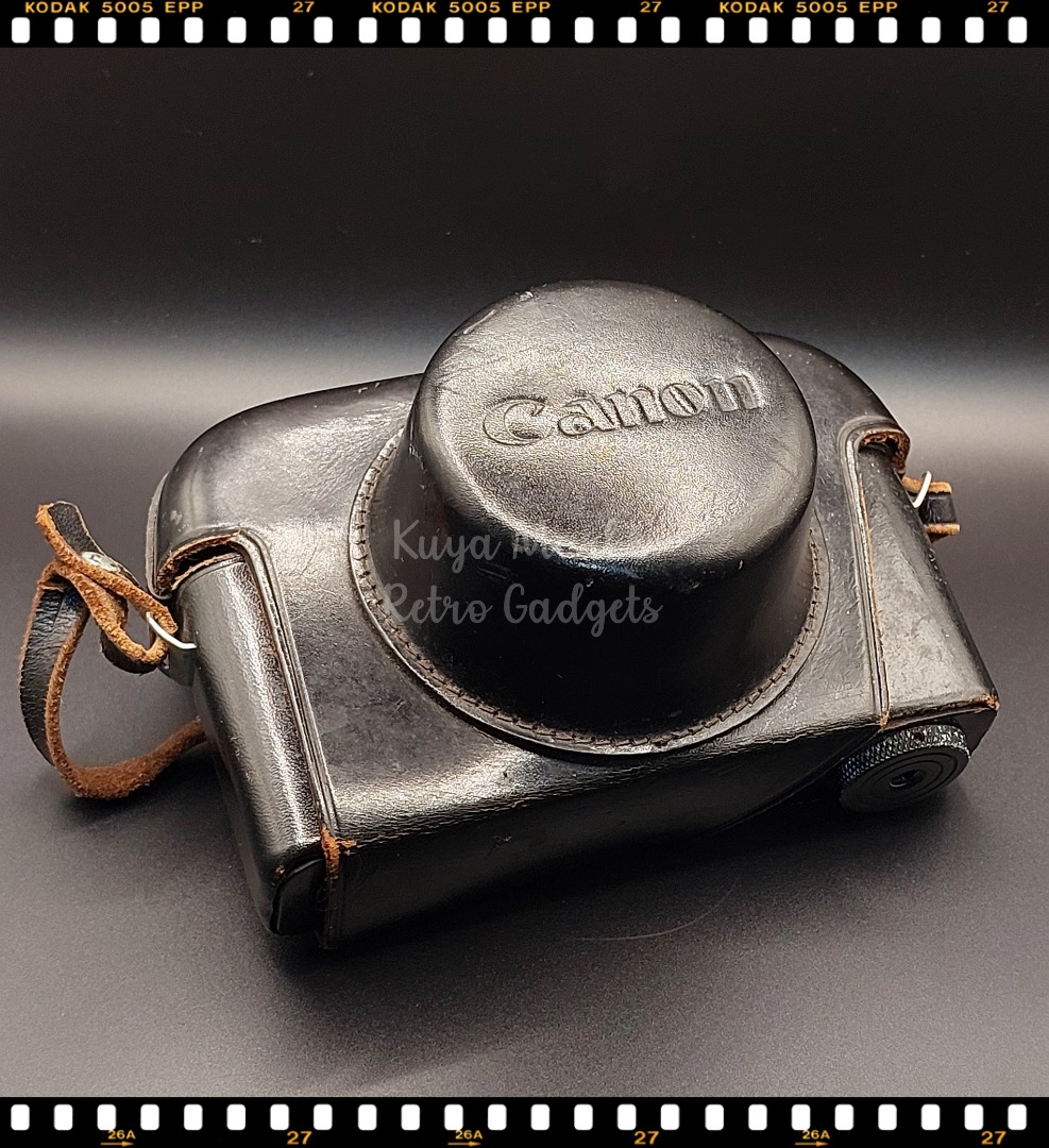 Canon Canonet (1961) rangefinder with leather case and strap ...