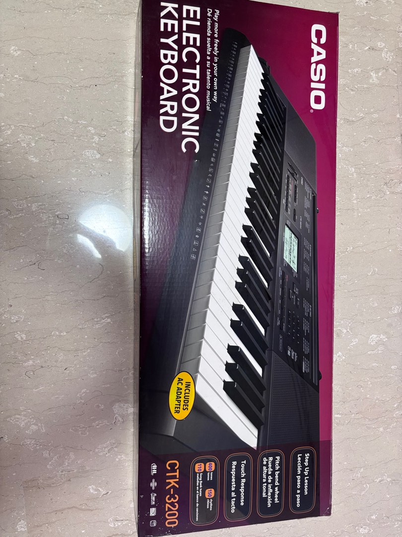 Casio electronic Key board, Hobbies & Toys, Music & Media, Musical ...