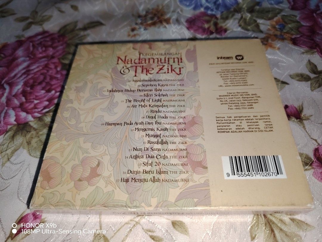 CD Used Nasyid Kegemilangan Nadamurni & The Zikir (InTeam Records ...