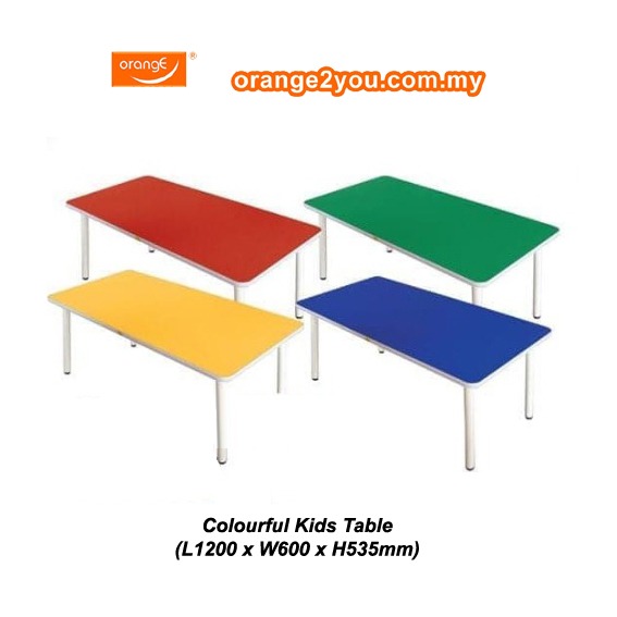 Meja Kanak-Kanak Bulat,Meja Kanak-Kanak Berwarna,Meja Tadika,Meja ...