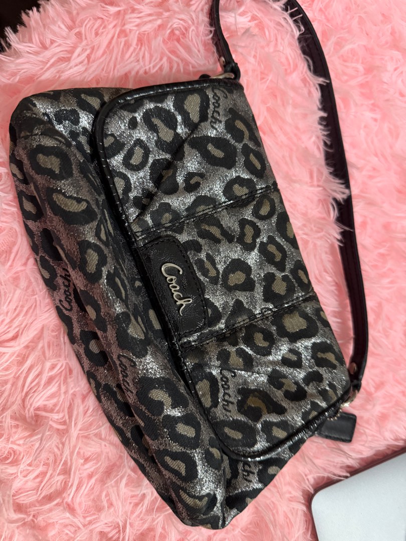 Coach Kili Bag Leopard Print, Luxury, Bags & Wallets on Carousell
