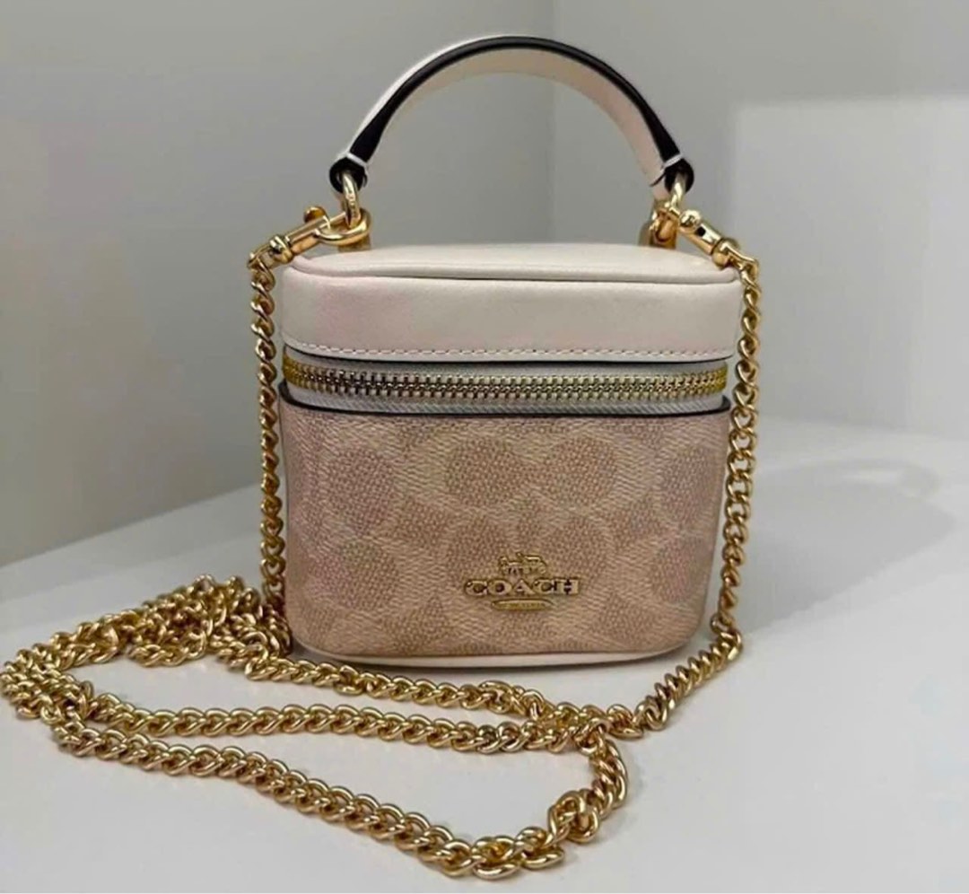 Coach Small Vanity Sling Bag, Luxury, Bags & Wallets on Carousell