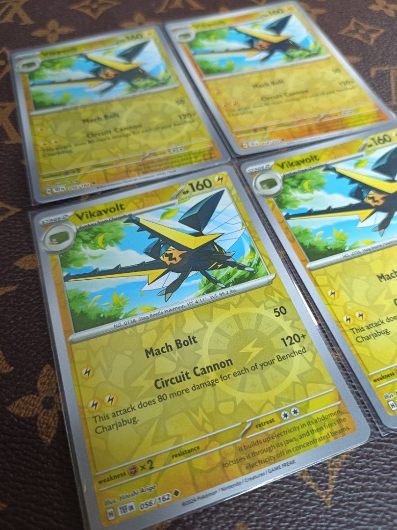 (Combo) Vikavolt - 056/162 Reverse Holo RH (4pcs playset) Temporal ...