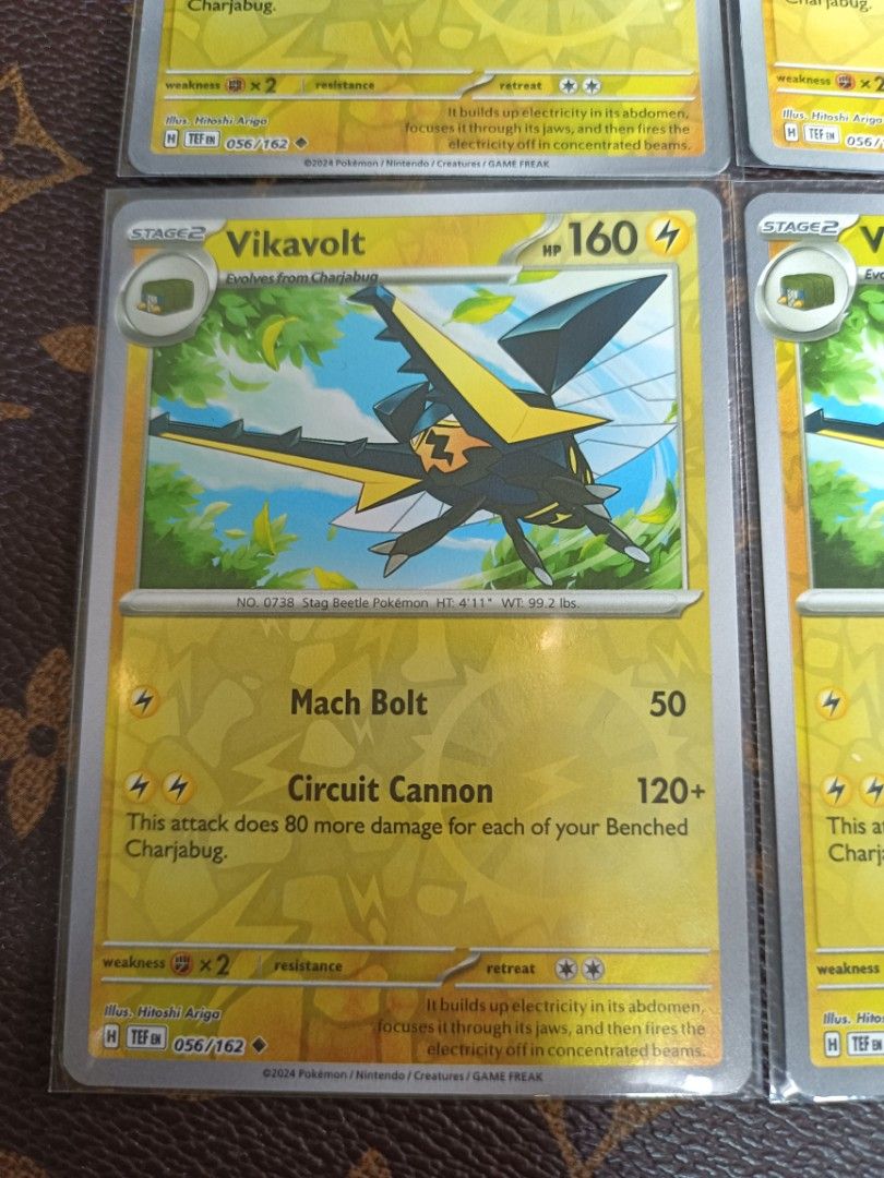 (Combo) Vikavolt - 056/162 Reverse Holo RH (4pcs playset) Temporal ...