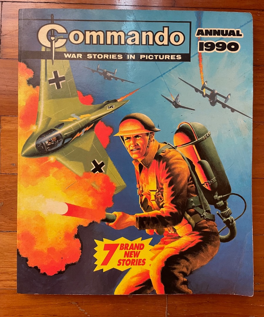 Commando Annual 1990, Hobbies & Toys, Books & Magazines, Comics & Manga on Carousell