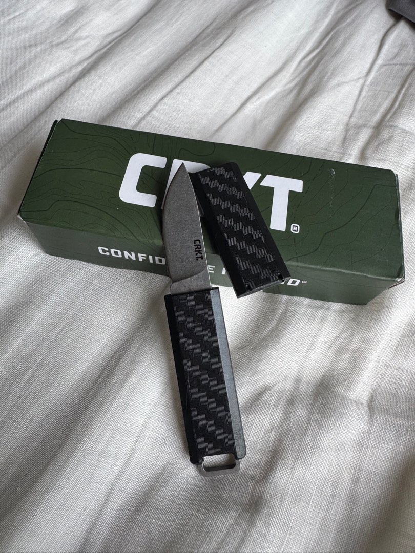 CRKT Scribe 2425 EDC Pocket Knife fixed blade, Sports Equipment, Hiking ...