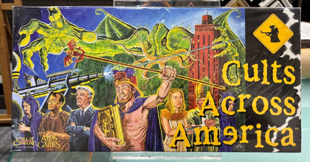 Cults Across America Cthulhu board game, Hobbies & Toys, Toys & Games ...