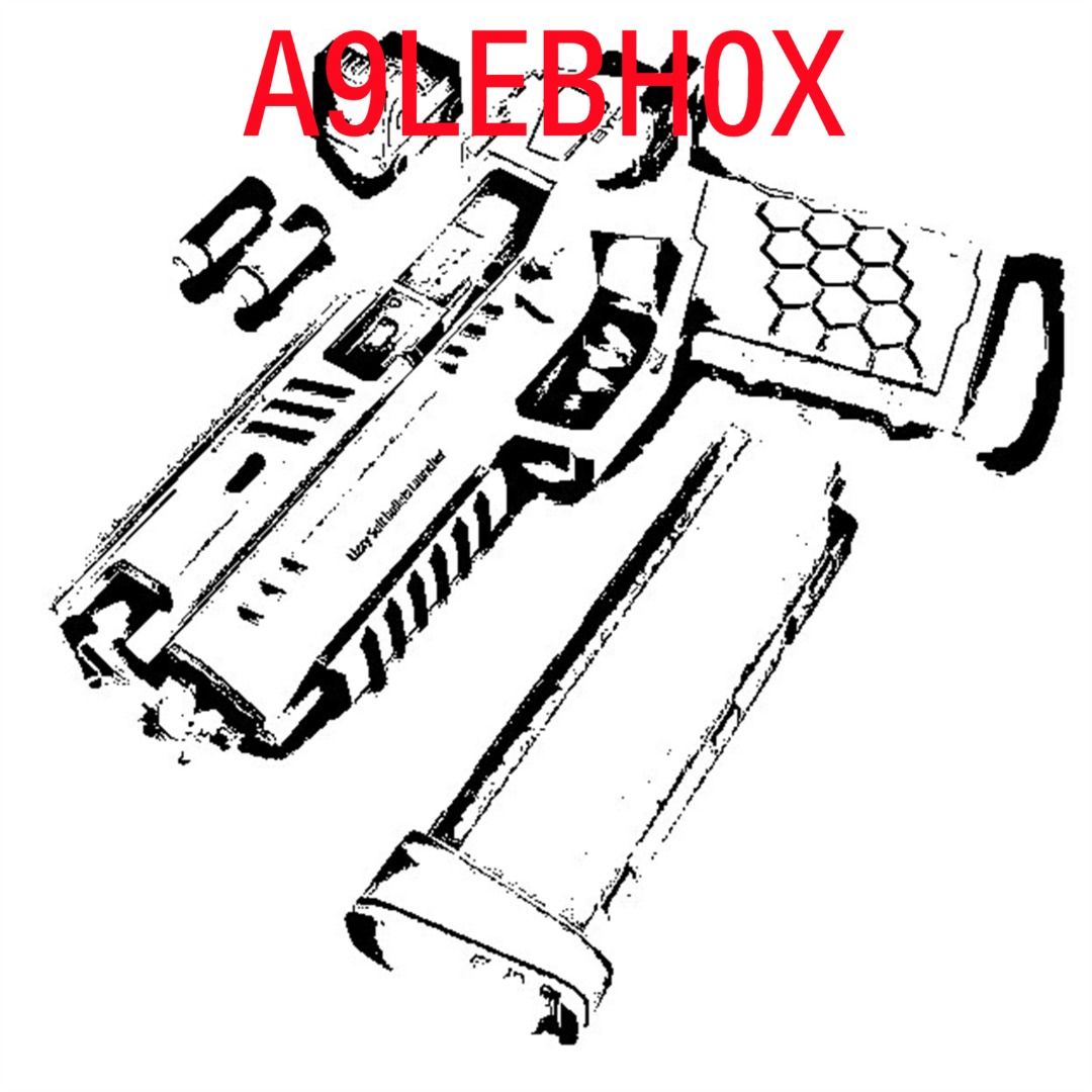 Cyberpunk 2077 Lizzie Gecko Nerf Pistol - Injection Moulding Toy Gun ...