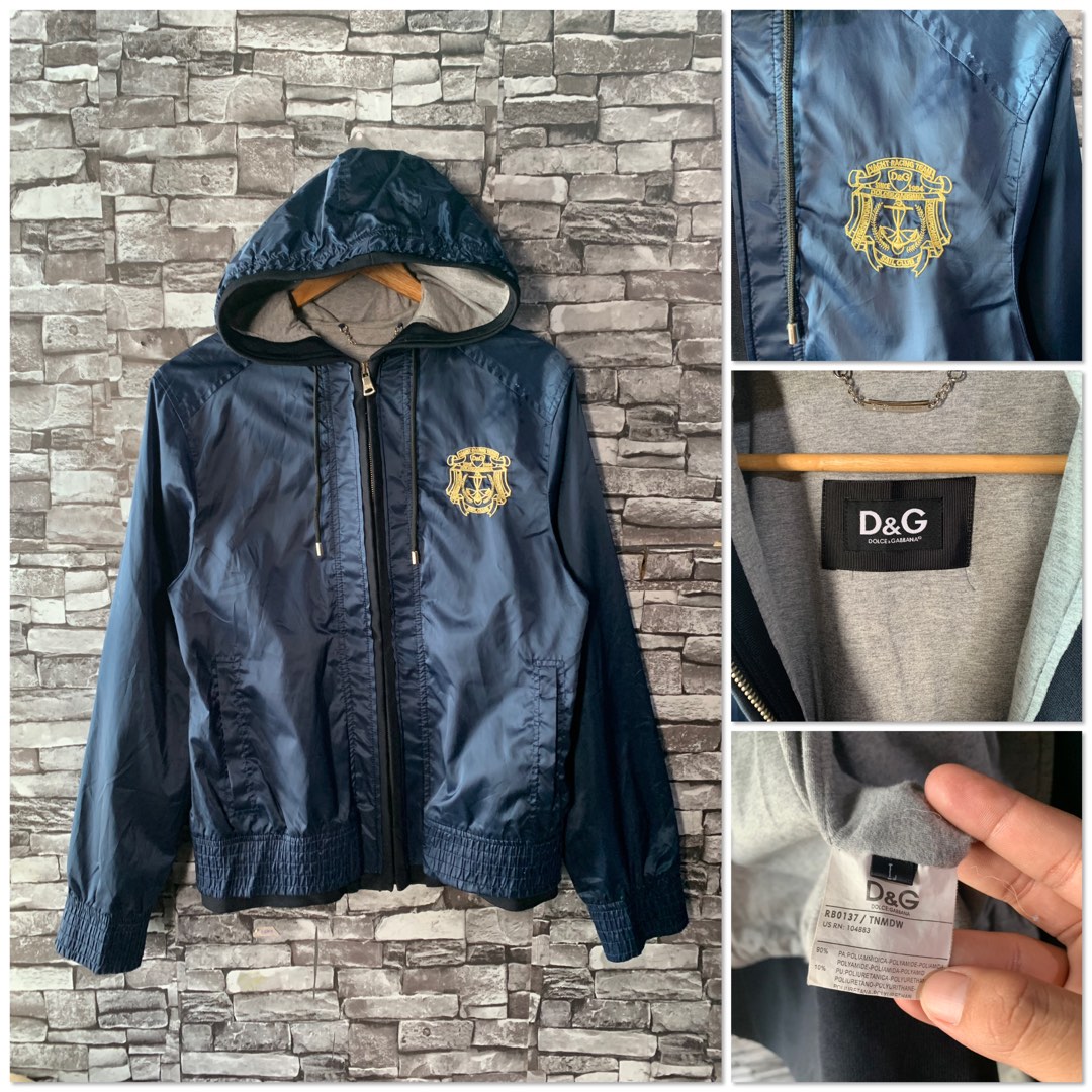 D&G BY DOLCE GABBANA BLUE YACHT RACING JACKET, Men's Fashion, Coats ...