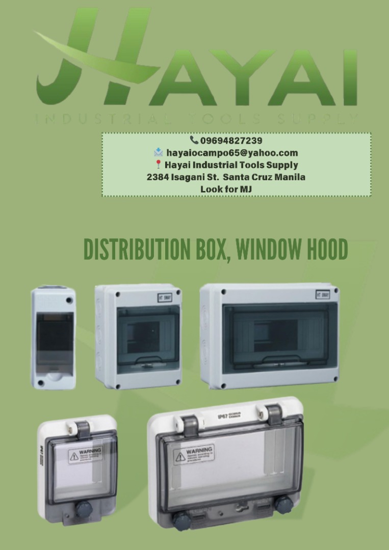 DISTRIBUTION BOX, WINDOW HOOD, Commercial & Industrial, Construction ...