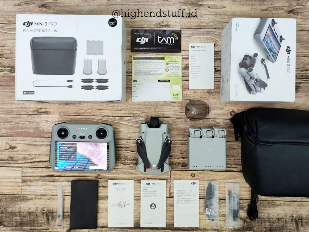 DJI Mini 3 Pro Combo Plus Fullset Mulus Resmi, Fotografi di Carousell