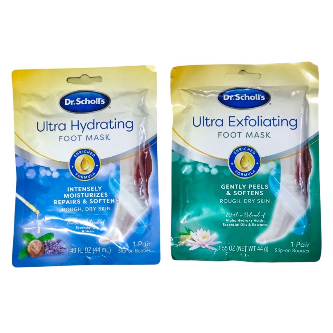 Dr. Scholl's Dry, Cracked Skin Ultra-Hydrating Foot Mask, Intensely Moisturizes & Rough, Dry ...