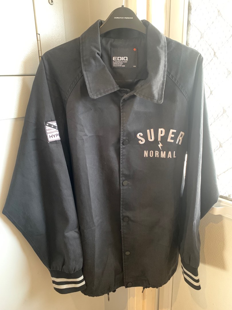 Ediq Black Super Normal Jacket, Men's Fashion, Coats, Jackets and ...