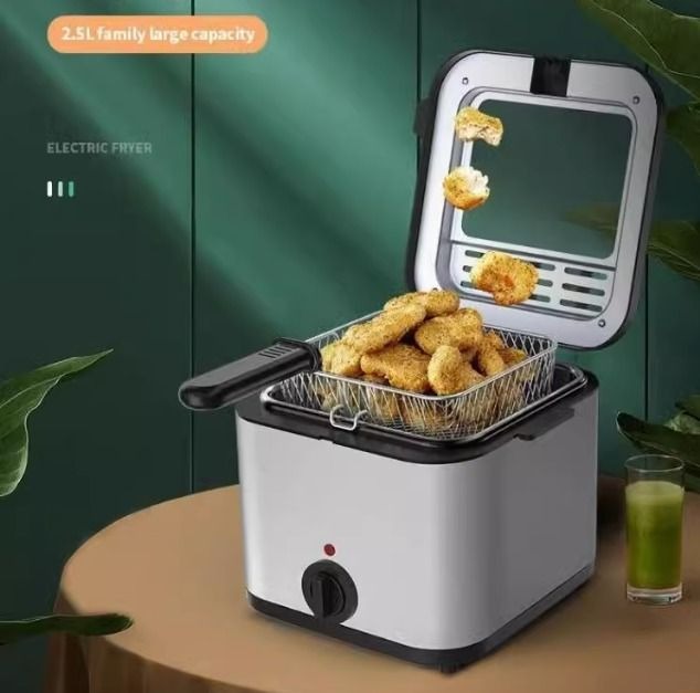 Electric Deep Fryer smart fryer Nonstick Basket Electric Deep Fryer, 家庭 ...