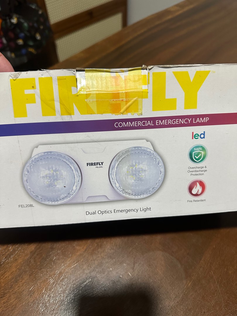 Emergency Light Firefly, Furniture & Home Living, Lighting & Fans ...